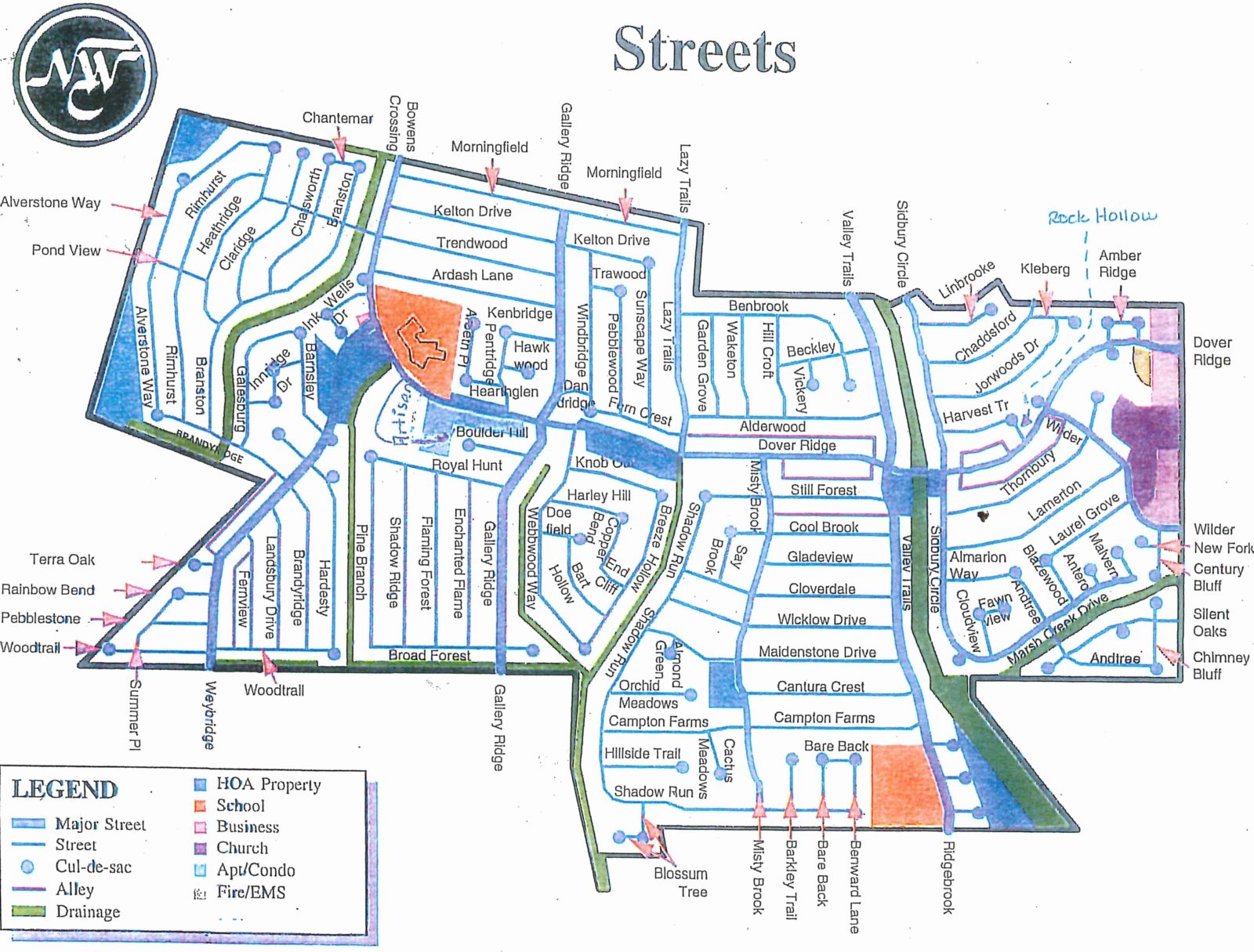 Map – Northwest Crossing Association of San Antonio, Inc.